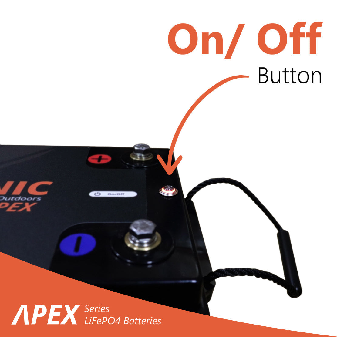 Exotronic 12V 300Ah Apex IP67 Smart Bluetooth Lithium Battery